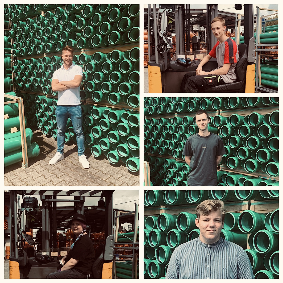 Am 02.08.2021 starten 5 Auszubildende ihre berufliche Laufbahn bei der ...