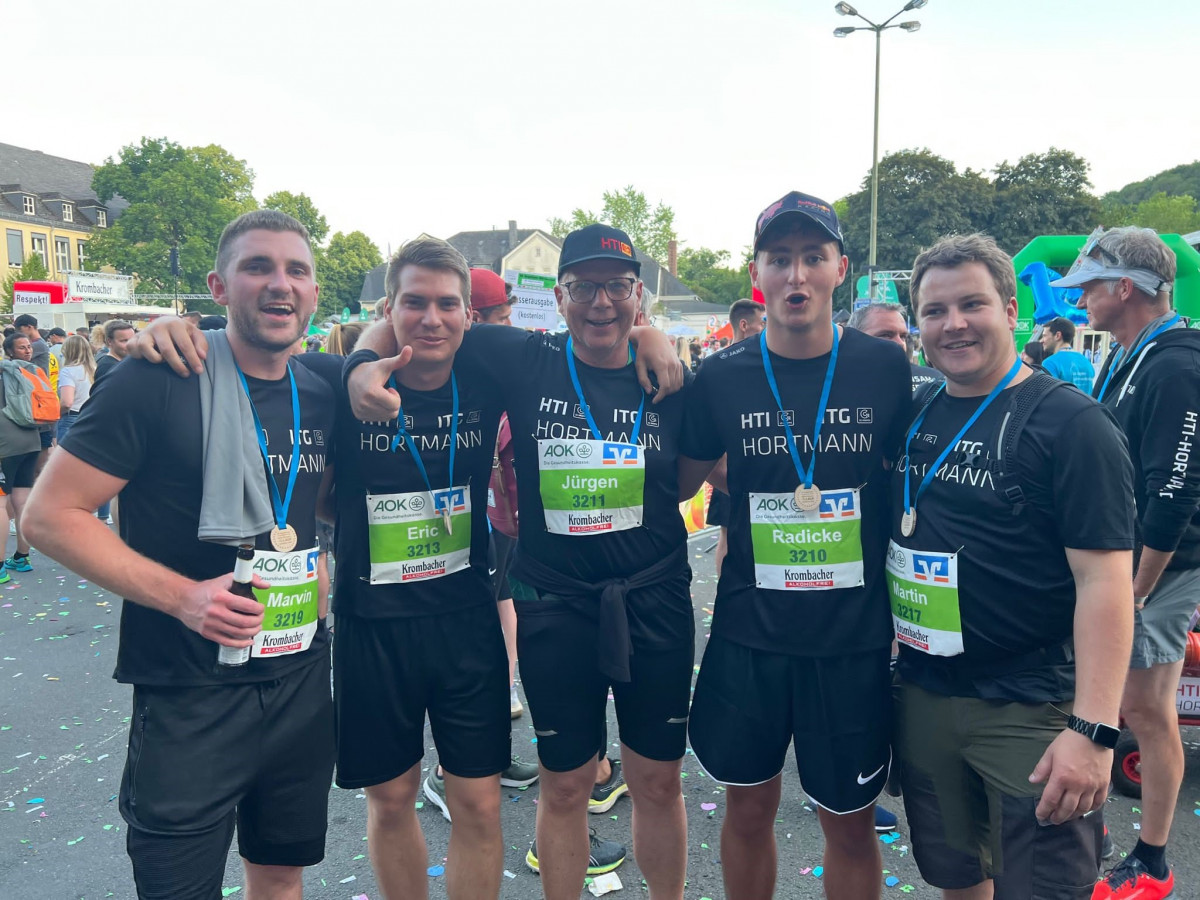 Erfolgreiche Teilnahme am 20. Siegerländer-Firmenlauf | HTI Hortmann KG