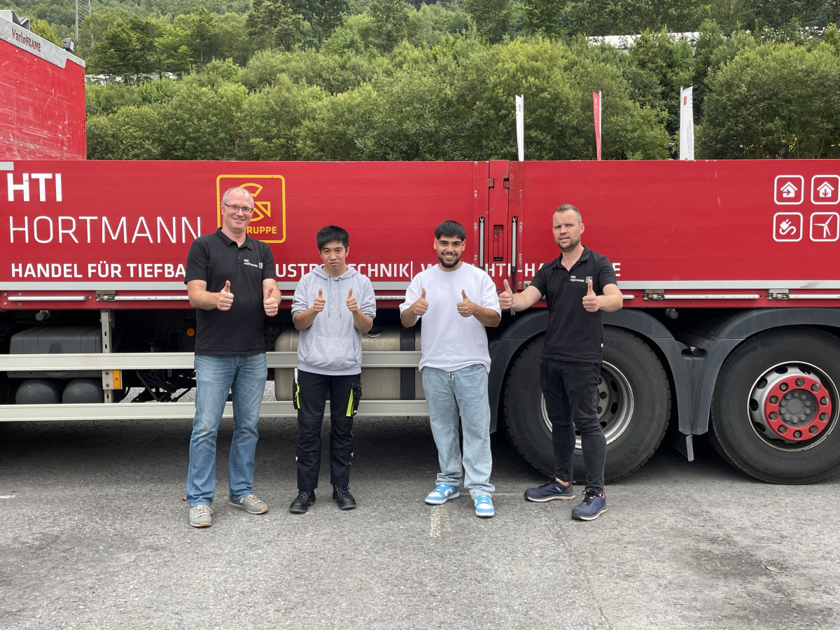 Die HTI Hortmann KG begrüßt neue Auszubildende | HTI Hortmann KG